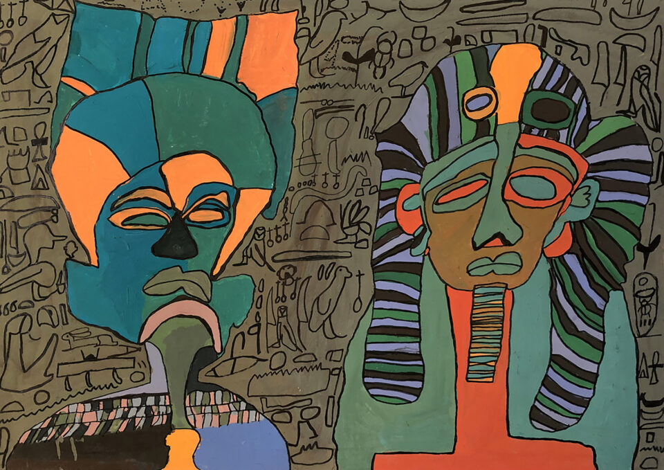 関谷早央「ファラオ」 | ふじのくに障がい者芸術ポータルサイト Findart(ふぁいんだー)