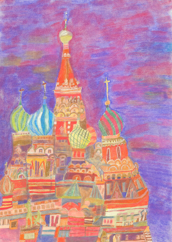 牧野幸代「お城」 | ふじのくに障がい者芸術ポータルサイト Findart(ふぁいんだー)