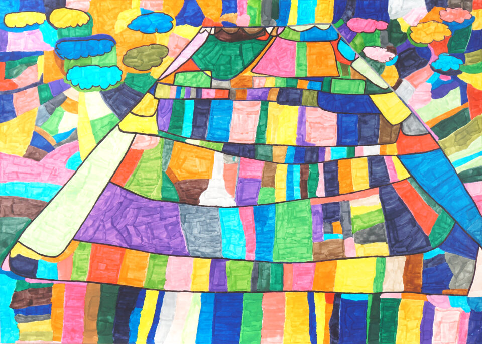 村松和洋「日の出」 | ふじのくに障がい者芸術ポータルサイト Findart(ふぁいんだー)