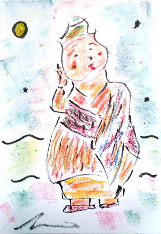 月下に咲く人 44 | ふじのくに障がい者芸術ポータルサイト Findart(ふぁいんだー)