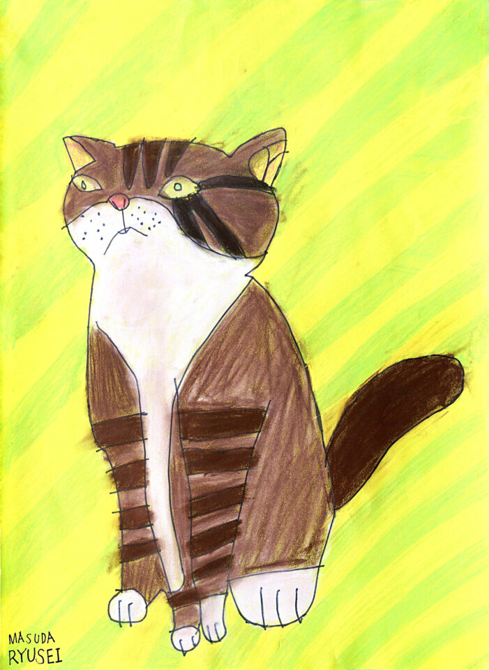 増田 隆征「THE CAT」 | ふじのくに障がい者芸術ポータルサイト Findart(ふぁいんだー)